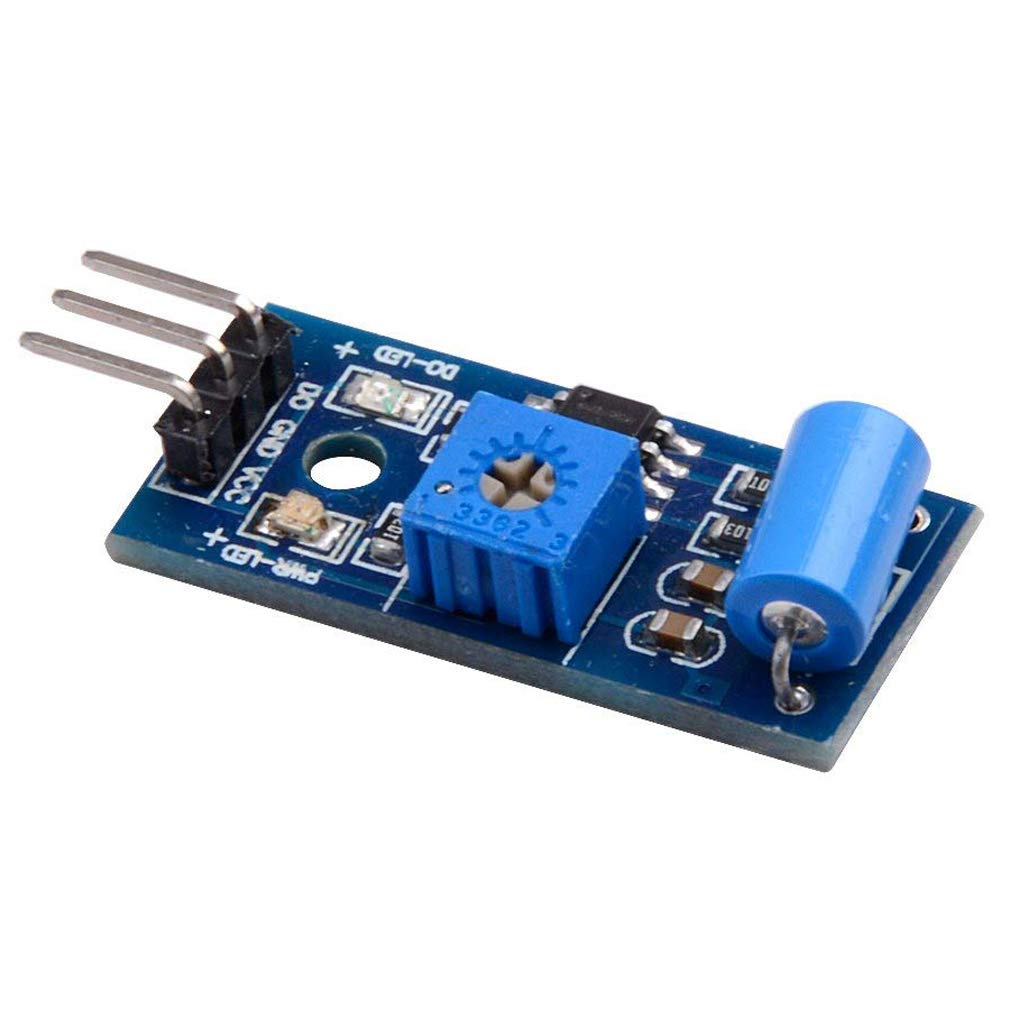Hailege 5pcs SW-420 Vibration Sensor SW420 Vibration Switch Alarm Sensor Module for Arduino