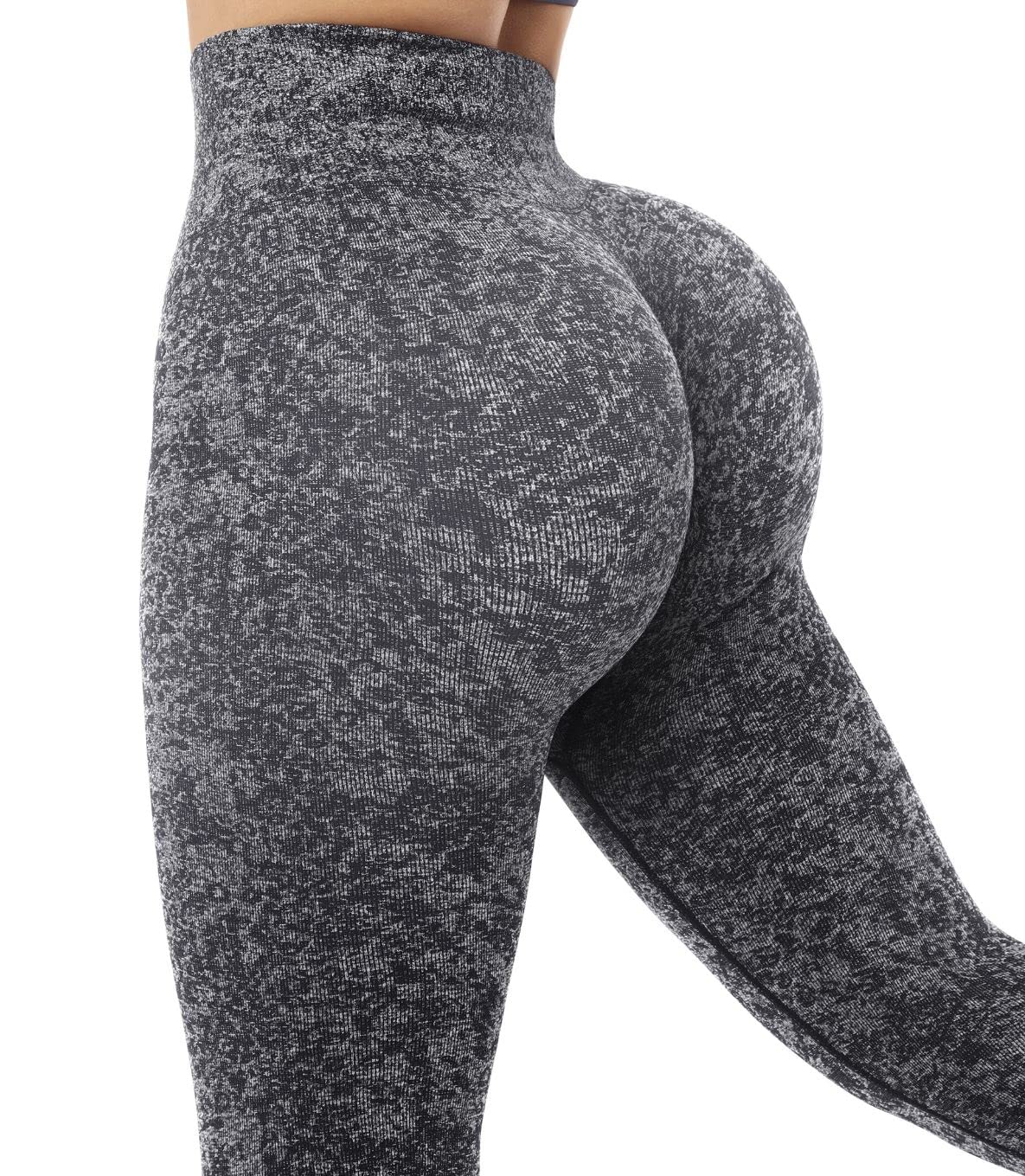 JIHANNA Women's High Waist Workout Gym Vital Seamless Leggings Workout Yoga Pants Stretchy Material (as1, Alpha, s, Regular, Regular, Light Gray)
