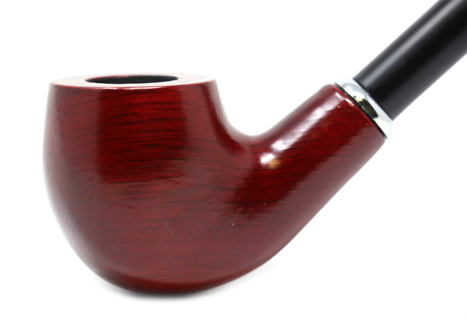 Gstar Long Wood Churchwarden Tobacco Pipe with Cleaning Tool Kit and Gift Box