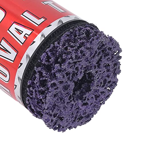 Wheel Stud Cleaner, Metal Rescue Hub Cleaner Rust Removal Tool Wheel Hub Clean Tools for 0.5in Impact Wrenches Electric Drill Cleaning Tool Effective Air or Electric Mode Screws Bolts Driven Surfaces