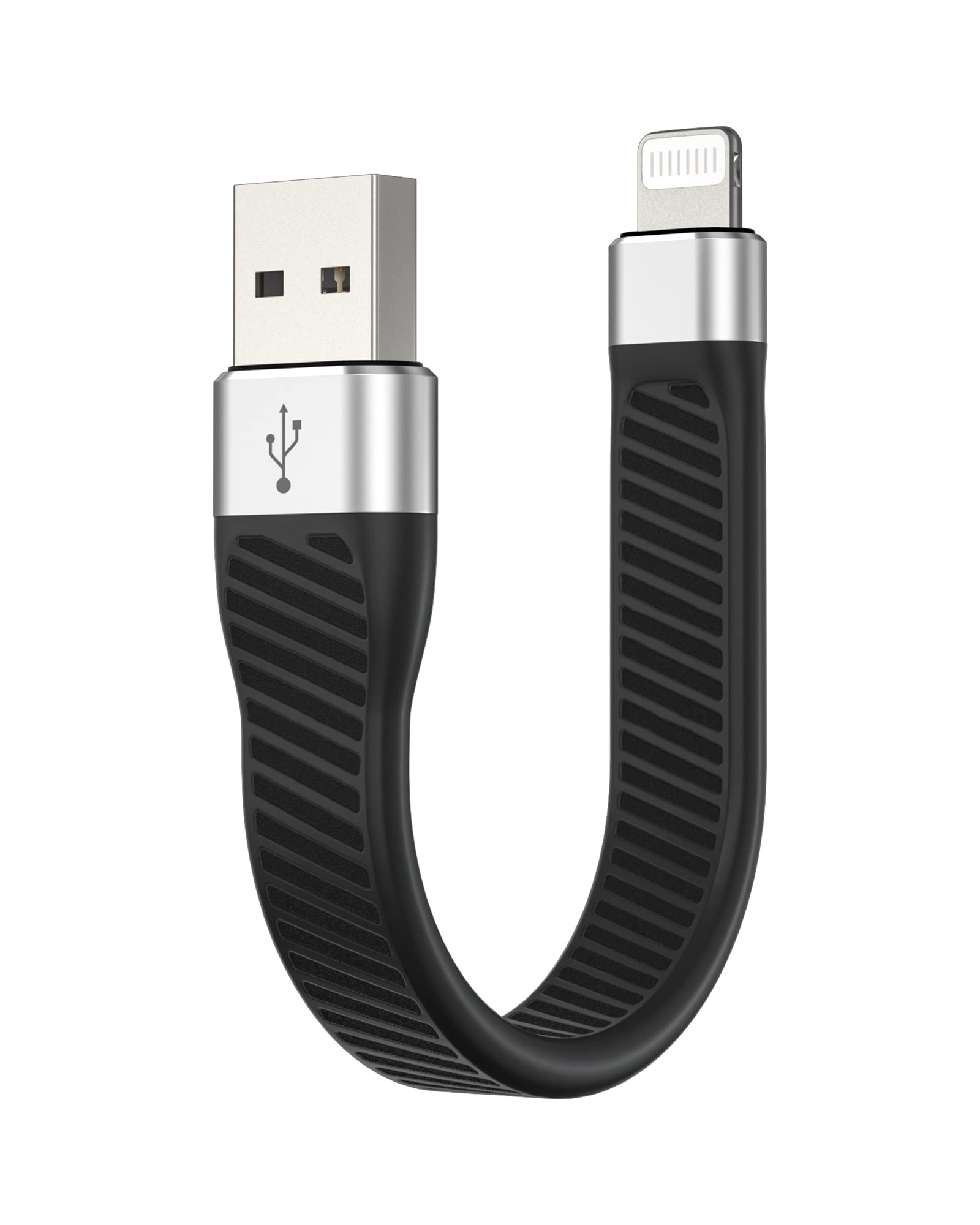 LamToon Short USB to Lightning Cable 5.5 inch, Short iPhone Cable for Fast Charging Compatible with iPhone 14/13/12/11 Pro Max/Xs Plus