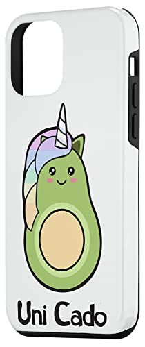 iPhone 12 mini Uni Cado, Cute Avocado, Funny Unicorn, Guacamole, Vegan Case