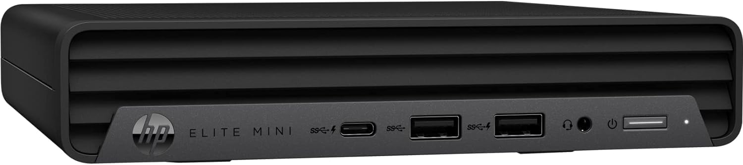 HP 2023 Elite Mini 800 G9 Business Desktop Computer, 12th Gen Intel 12-Cores i7-12700T, 64GB DDR5 RAM, 4TB PCIe SSD, WiFi 6E, Bluetooth 5.3, Wolf Pro Security, Windows 11 Pro, AZ-XUT Cable