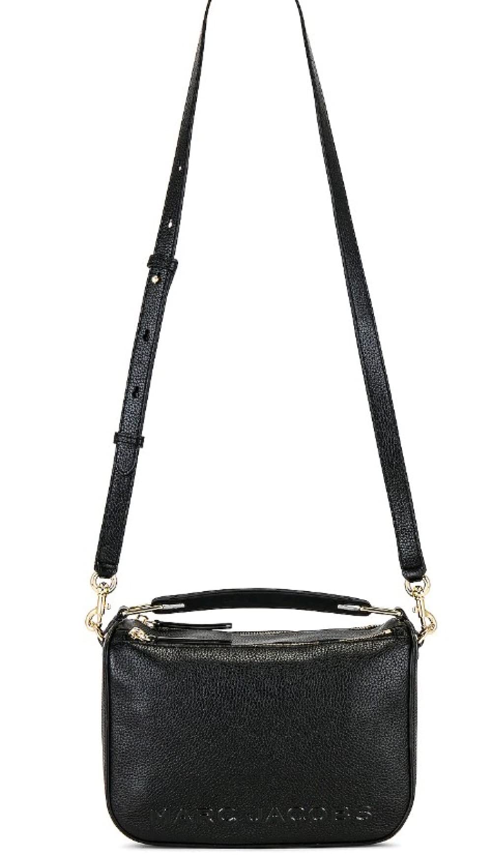 Marc Jacobs M0017037 The Soft Box 23 Black With Gold Hardware Women's Shoulder Bag