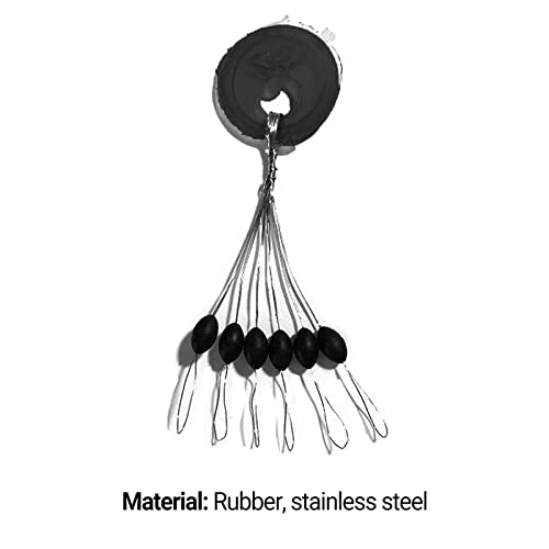LUYANhapy9 100 Groups Fish Space Beans Accurate Location Simple Installation Spinner Bait Beans Fish Sport Tool for Fishing Ellipse L