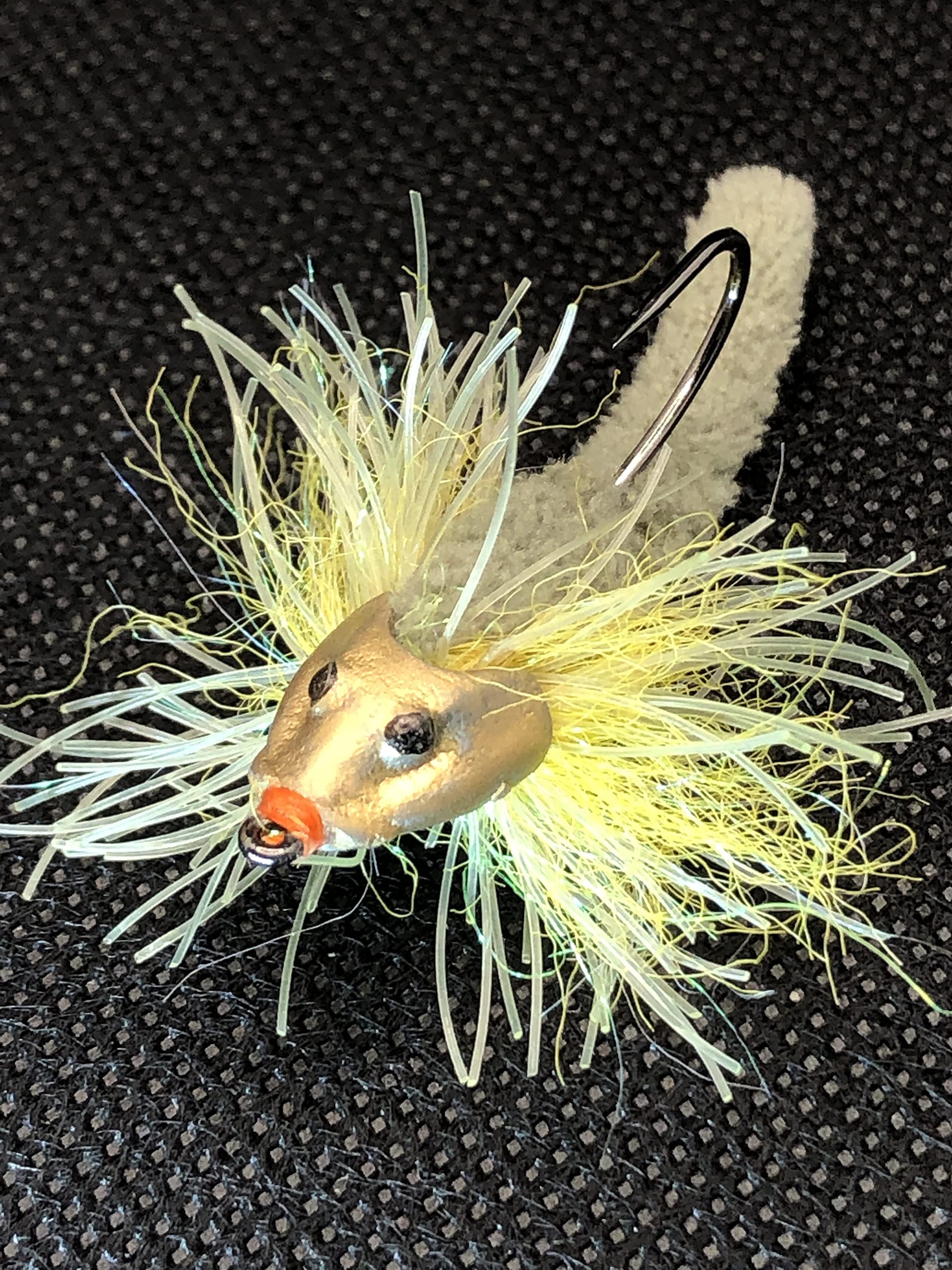 Hemingway's Realistic Black Sculpin Heads 2 Size Set for Fly Fishing (Medium, & Large)
