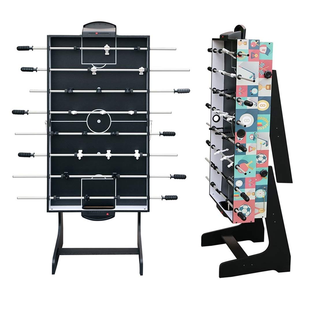 HLC 48" 4-in-1 Combo Game Table with Hockey Table, Soccer Foosball Table, Pool Table, Table Tennis Table