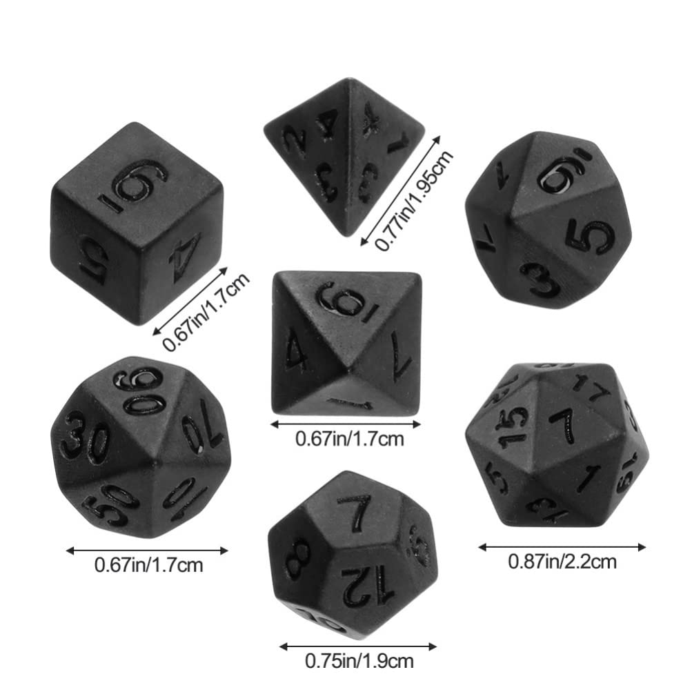 jojofuny 1 Set Dice Educational Plaything Couples Toy for Couples Mini Toy Electricity Kit Table Games Black Suits Table Runner Black Bulk Toys Desktop D20 Acrylic Checkerboard