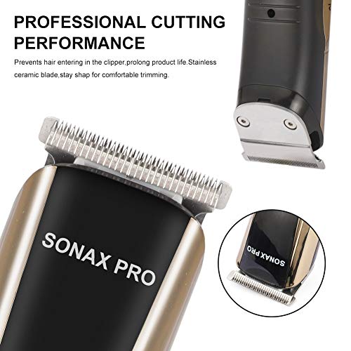 Hair Clippers for Men Professional Cordless Electric Clipper Haircut Beard Hair Trimmer Kit USB Rechargeable Head Shaver Self-Sharpening