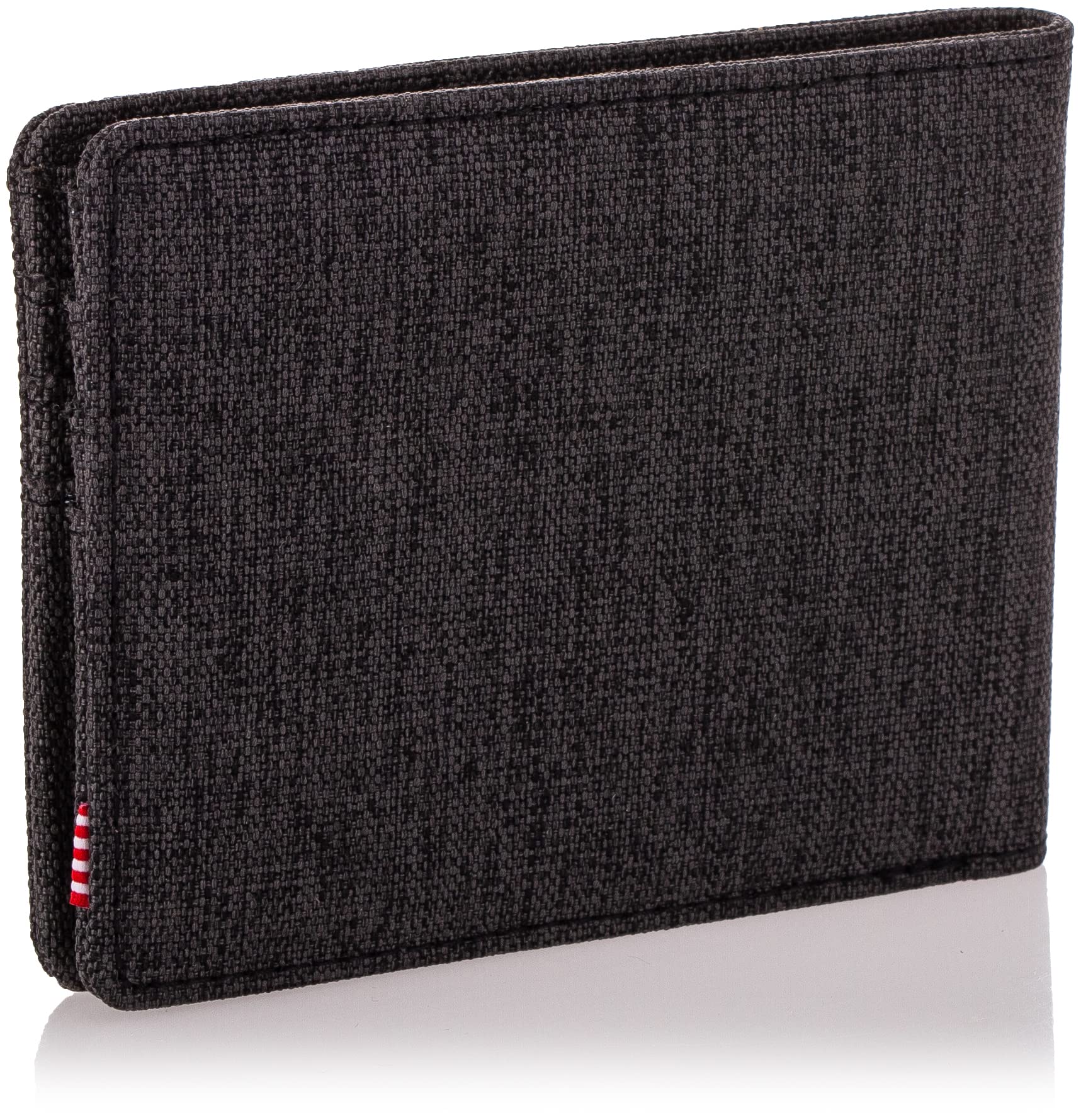 Herschel unisex adult Roy Rfid Bi Fold Wallet, black crosshatch, One Size US