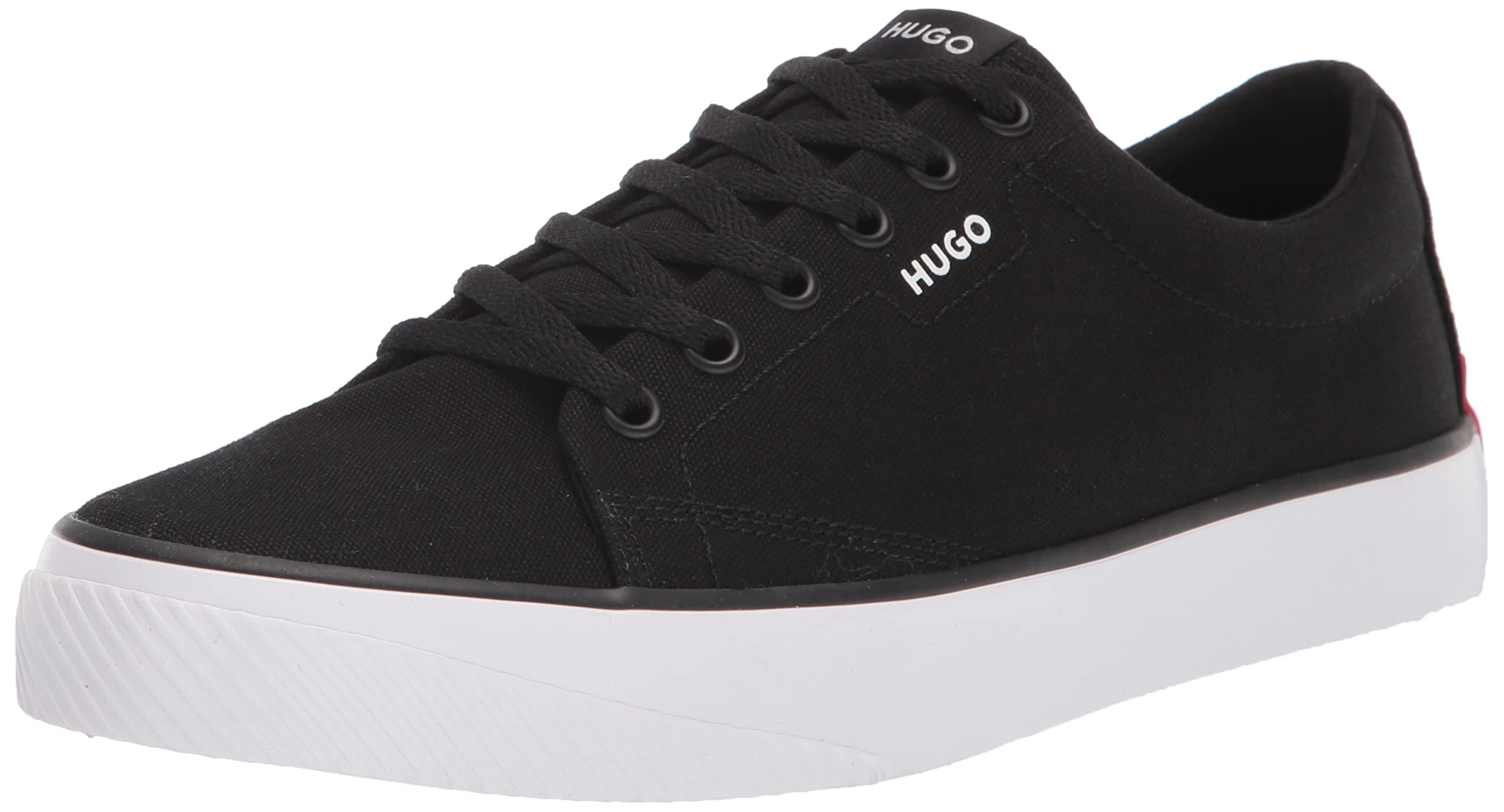 HUGO Full Canvas Lace up Sneaker Black Onyx