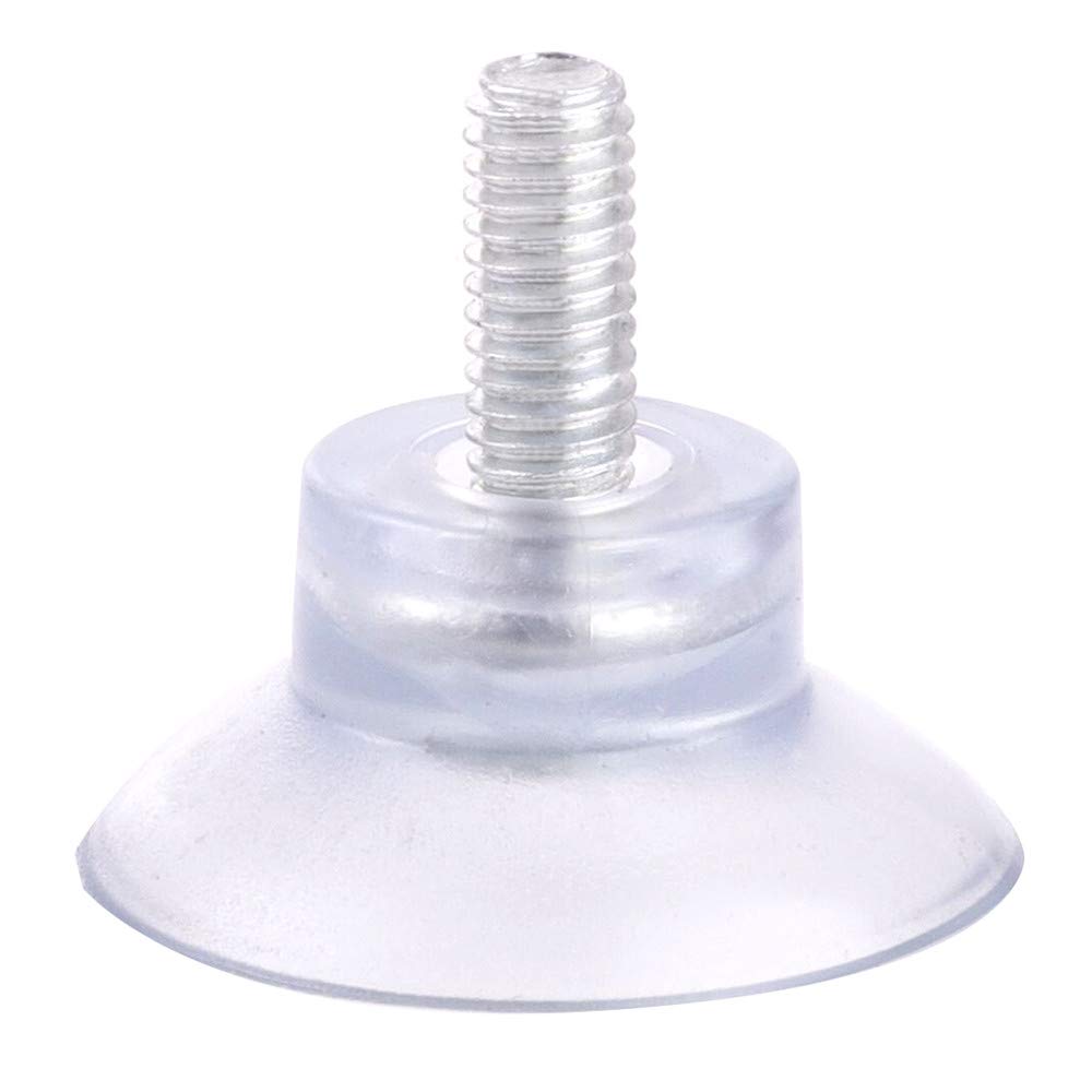KINMAD 10 Pcs M6x13mm Rubber Strong Suction Cup Screw with Sucker Hanger Pads Diameter 35mm for Glass Table Tops