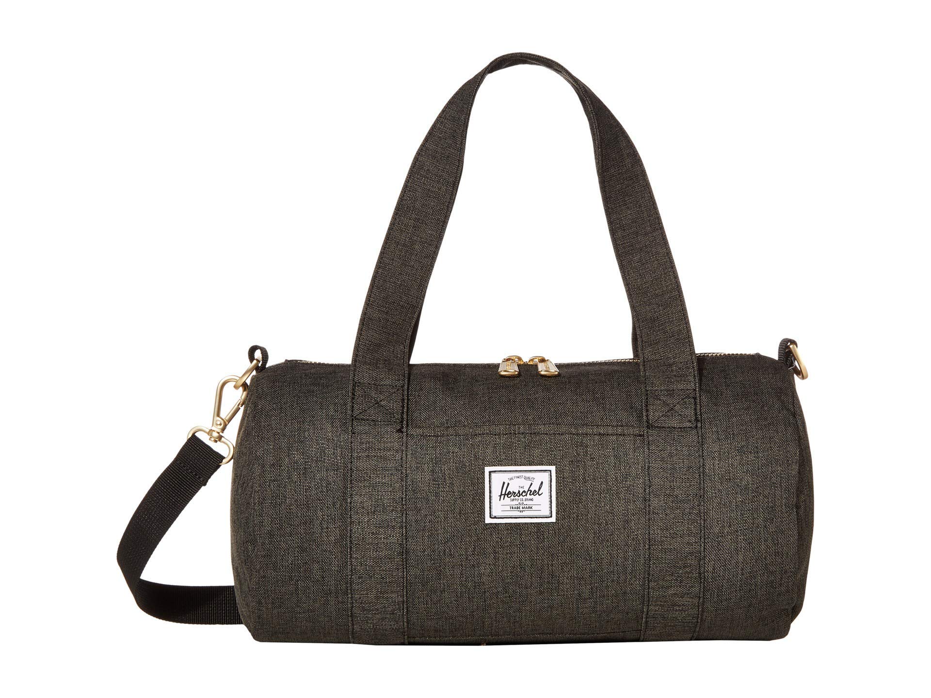 Herschel Sutton Duffle, Black Crosshatch, Mini 7.0L