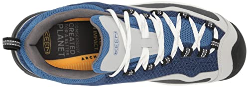 KEEN mens Wasatch Crest vent breathable hiking Sneaker, Blue Depths/Bright Cobalt, 12 US