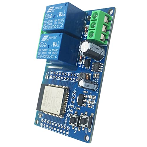 MACIMO Dual-Channel WIFI Relay Module ESP32-WROOM Development Board Secondary Development DC5-60V Power Supply