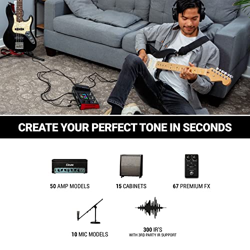 HEADRUSH MX5 - Black - Electric Guitar Multi Effects Pedal with Touch Screen, Expression Pedal, Looper, and Audio Interface