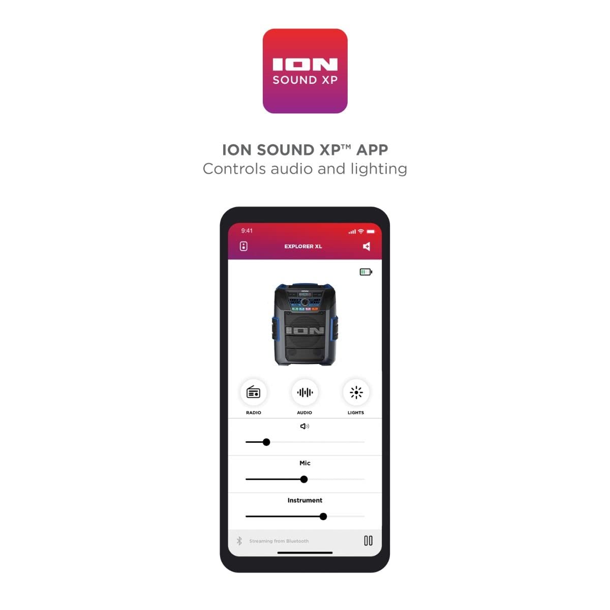 Ion Explorer XL IPA150X High-Power All Weather Speaker with Premium 5-Speaker Sound (Renewed)