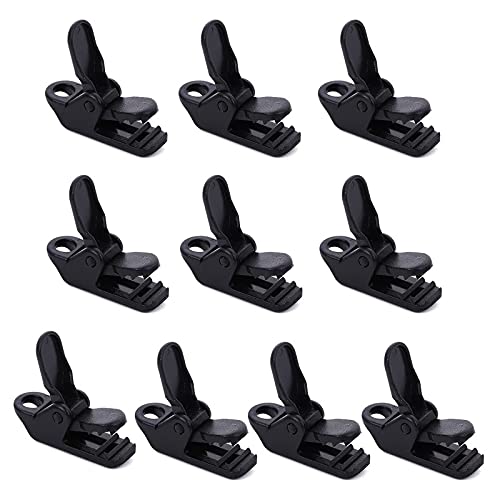 LMMDDP 10 Pcs Caravan Jaw Grip Trap Tent Awning Canopy Windproof Clamp Tighten Tool Tarp Canvas Clip Snap Gripper