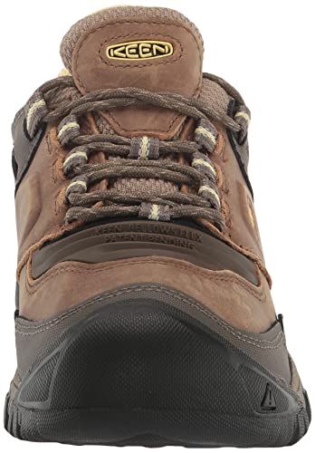 KEEN Women's Ridge Flex Low Height Waterproof Hiking Boots, Safari/Custard, 10.5