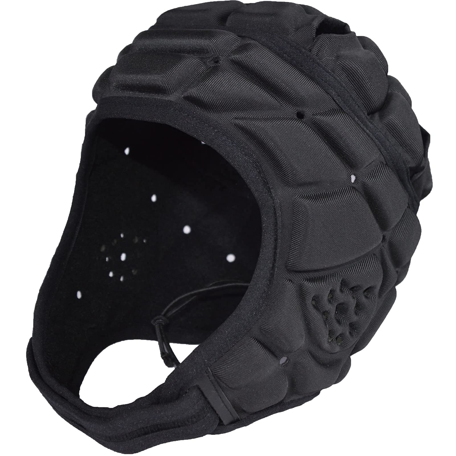 Hobrave Soft Padded Headgear Flag Football Helmet Rugby Headguards Shell for Child Youth