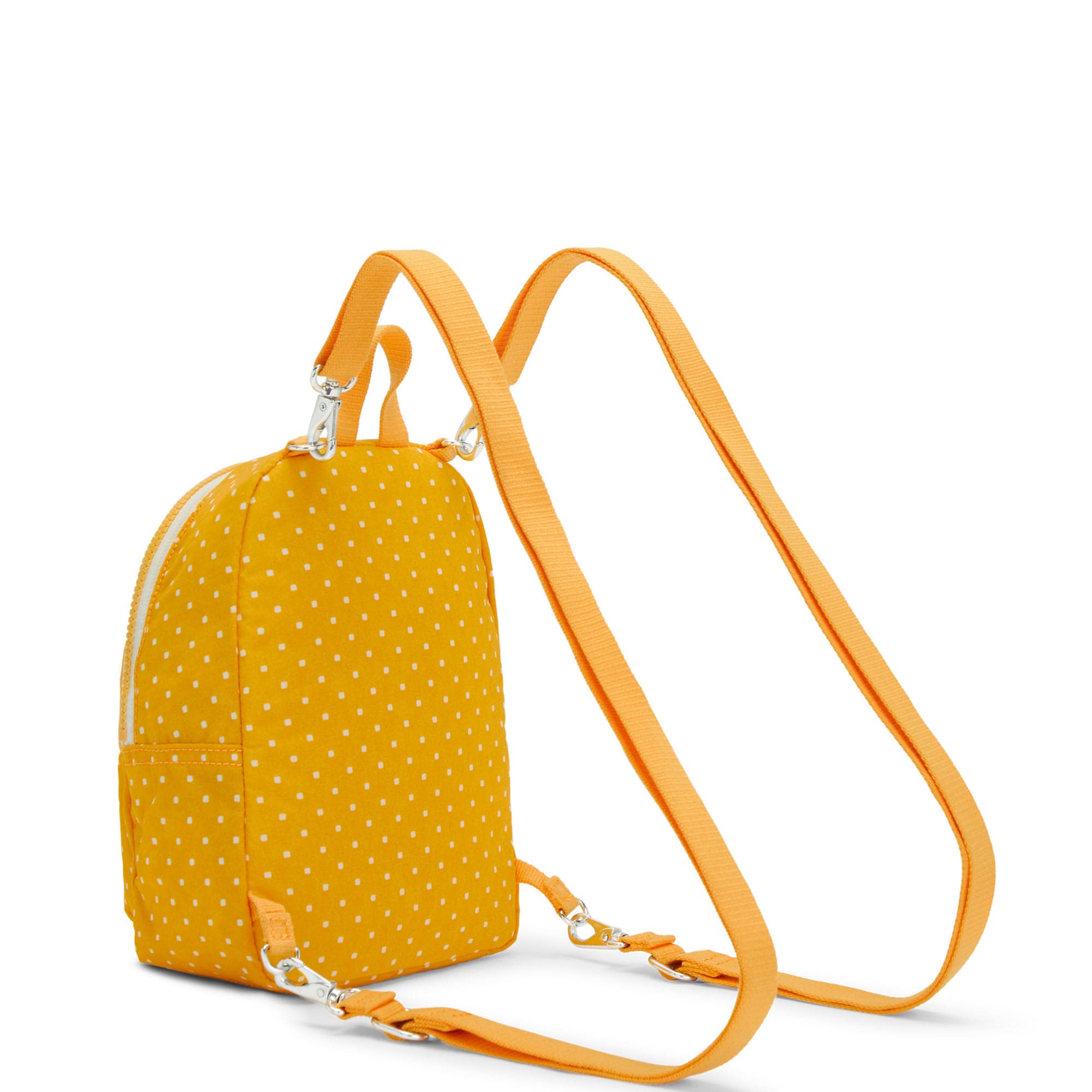 Kipling Curtis Compact Printed Convertible Backpack Soft Dot Yellow