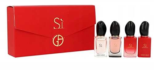 GIORGIO ARMANI Si Perfume for Women Variety 4 Piece Miniature Gift Set