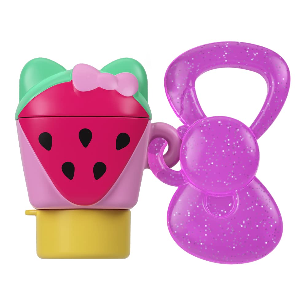 Mattel Mini Collectible Stamper, Pencil Topper and Key Chain Set - Inspired by Hello Kitty and Friends ~ Unopened and Identified Blind Bag ~ Pompompurin ~ Watermelon Stamp
