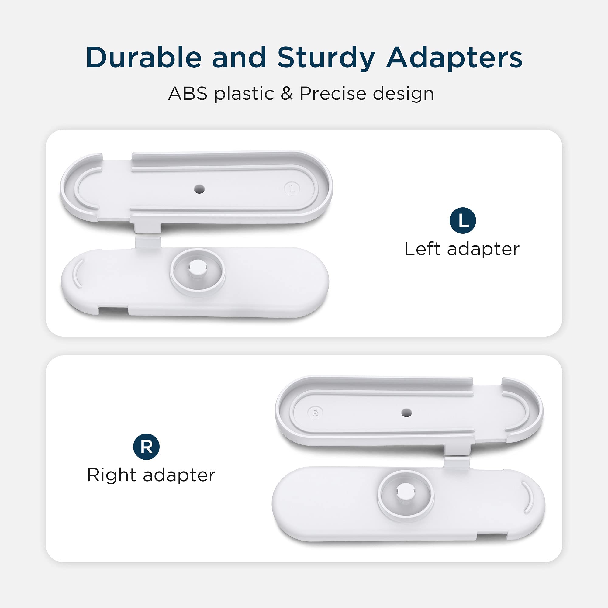 KIWI design Deluxe Audio Strap Adapter Kit Compatible with Quest 2 Accessories (Not 3D Printed, Not Include The Head Strap or Quest 2)