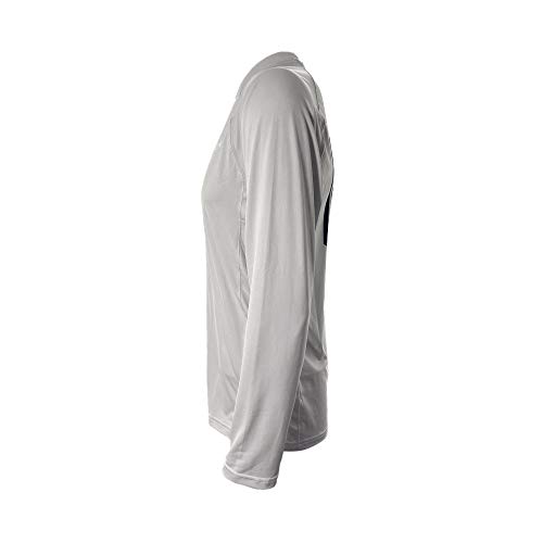 HUK Men's Pursuit Long Sleeve Sun Protecting Fishing Shirt, Hex-Glacier, Medium