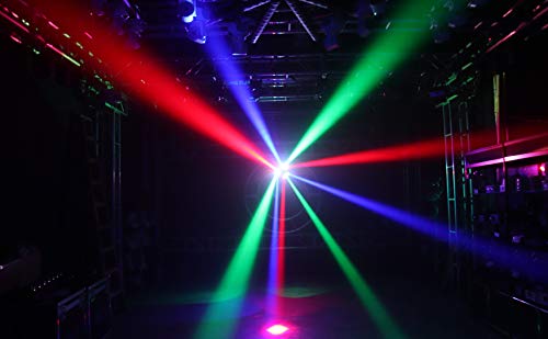 HSL Moving Head DJ Lights Beam Light RGB DJ Stage Light DMX512 Sound Activated Disco Party Pub Wedding Christmas Stage Lighting DJ Equipment