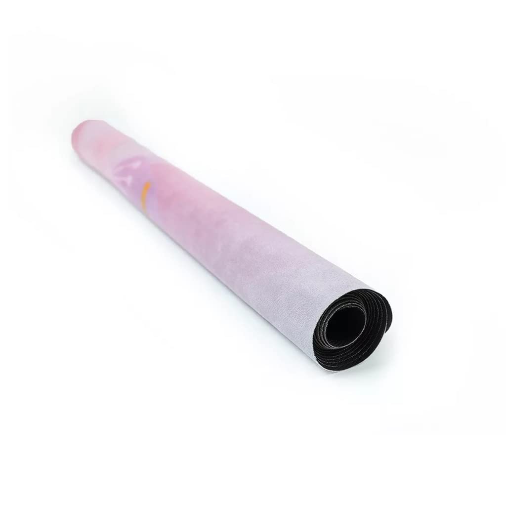 KJHD 183CM*68CM*4MM Natural Rubber Environmental Protection Suede Fabric Comfortable Exercise Mat Fitness Yoga Mat (Color : C, Size : 183 * 68cm)