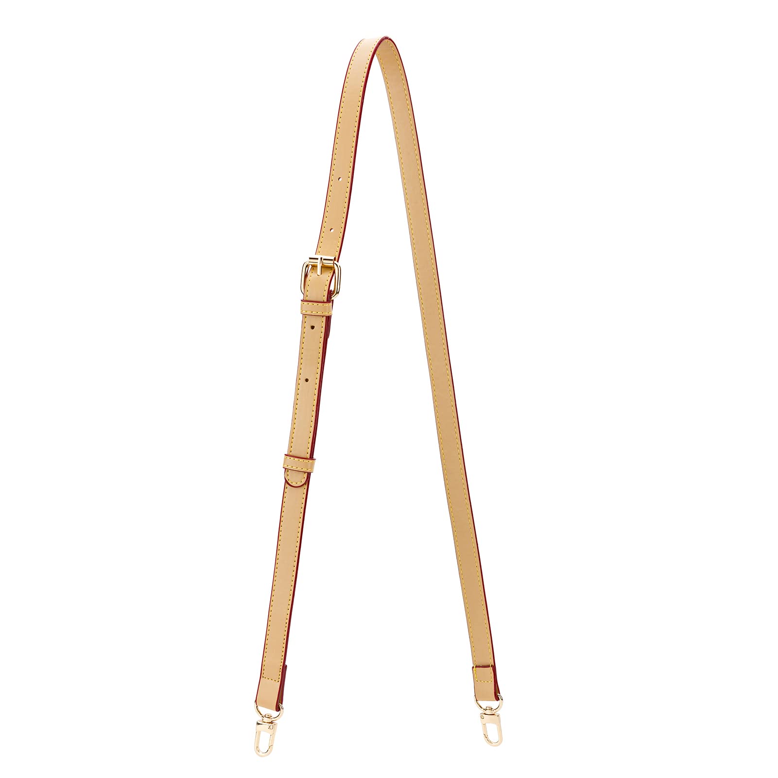 Leather Purse Strap Replacement for Handbags Speedy Nano Messenger Bag Small Pochette, Adjustable Crossbody Shoulder Strap for Bags - Tan