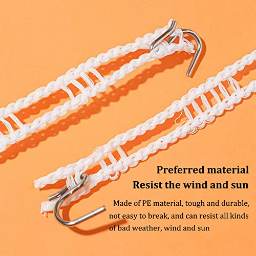Windproof Clothesline,Travel Clothesline, Camping Clothesline, Durable Travel Clothes Line Rope, Portable Clothes Drying Line, Suitable for Outdoor and Indoor(White)