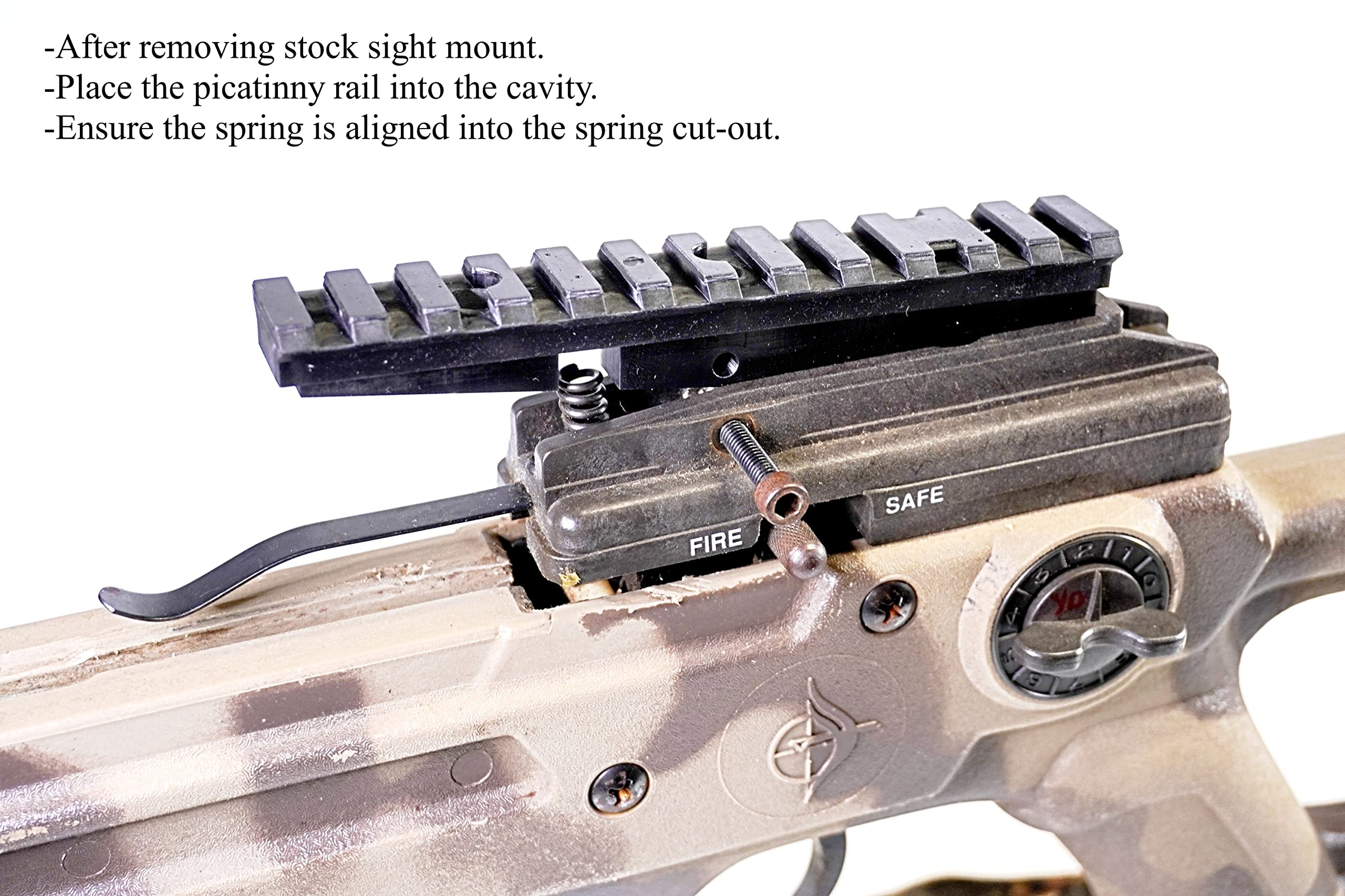Horton Crossbow Scope Mount Picatinny Base Scope Rail Sight