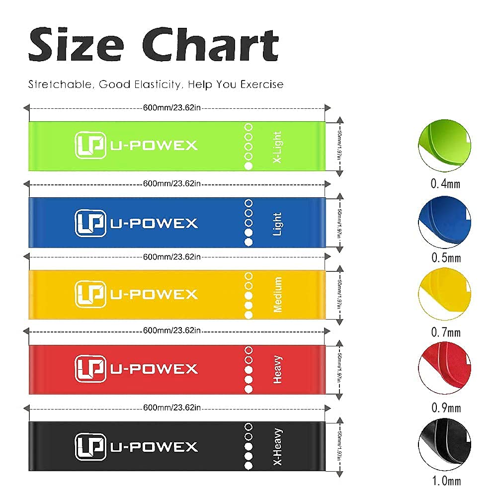 HRC Portable Resistance Band Workout System Home Gym Exercise Bands Wall Mount System Adjustable Resistance Exercise Bands Set with Handles Non-Silp