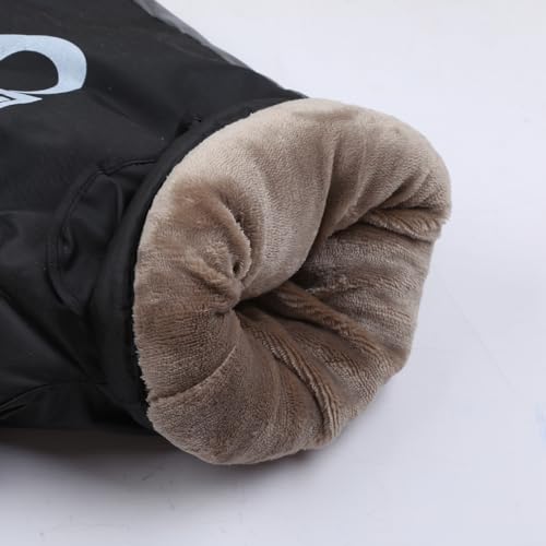 Handlebar Mitten Bicycle Mitts Winter Thermal Cover Cycling Hand Warm Windproof Cold Weather For Mountain Bike Motor Warm Handle Cover Bike Handlebar Mittens Bicycle Pogies Mitts Winter Thermal