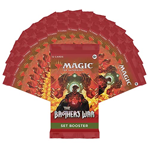 Magic The Gathering The Brothers’ War Set Booster Box | 30 Packs (360 Magic Cards)