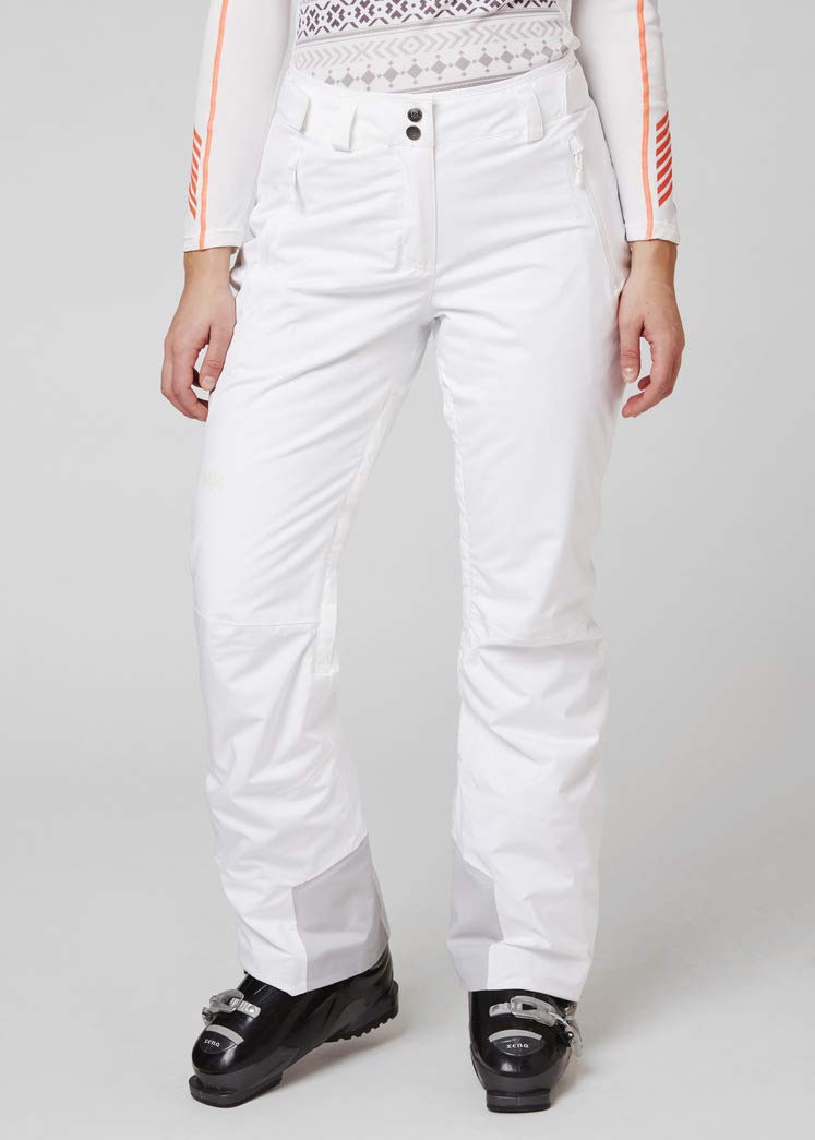 Helly-Hansen Womens Legendary Insulated Waterproof Ski Pant, 001 White, Small
