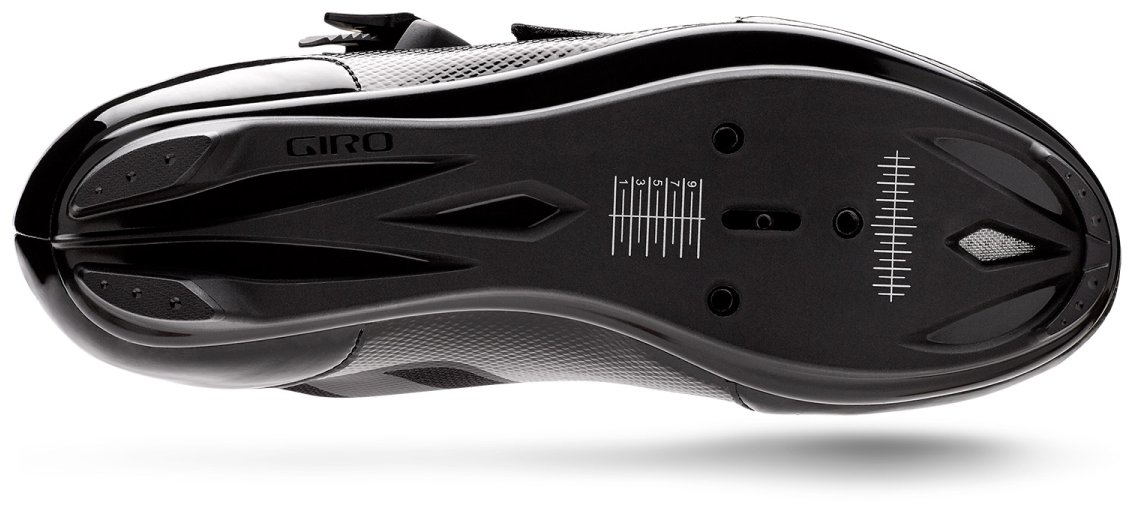 Giro Apeckx II HV Mens Road Cycling Shoe − 41.5, Black/Bright Red (2019)