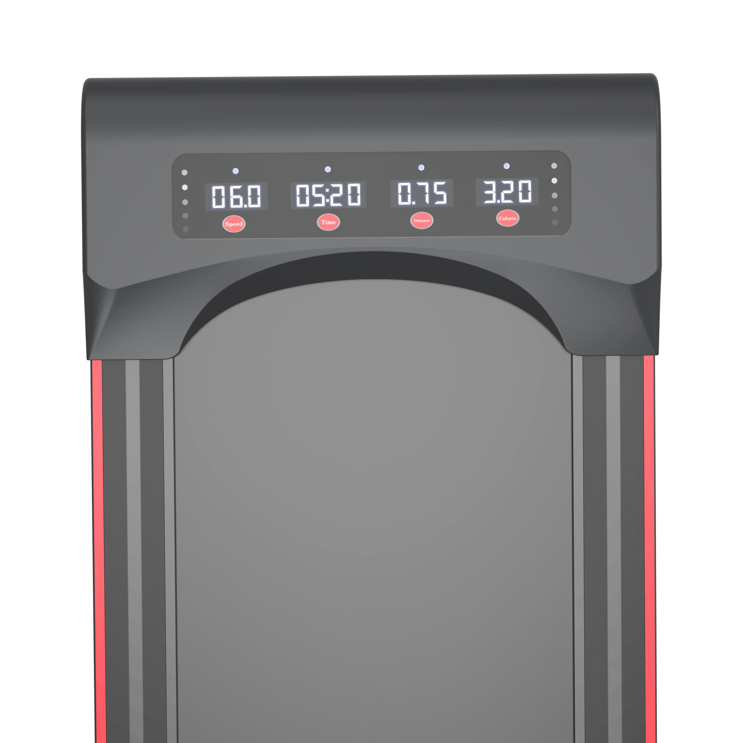 Marsvogel Pad Desk Treadmill, Under Desk Treadmill 2 in 1 Walking and Jogging with Remote Control and LED Display, 2.5HP Walking Jogging Machine Walking for Home and Office ZAS345 Dark Black4