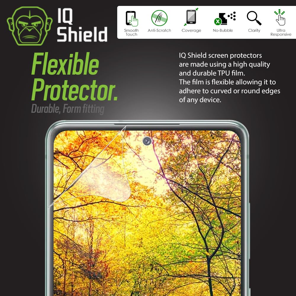 IQShield Screen Protector Compatible with Samsung Galaxy S20 FE (6.5 inch, Fan Edition)(2-Pack) (Case Friendly) Anti-Bubble Clear TPU Film