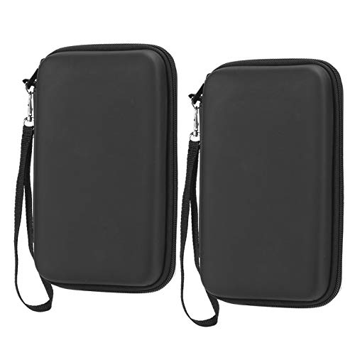 Jopwkuin Resist Impact Protective Bag Internal Double‑Layer Nylon Protective Hard Bag,for Game Player,for Game Storage,for Game Lover(Black)