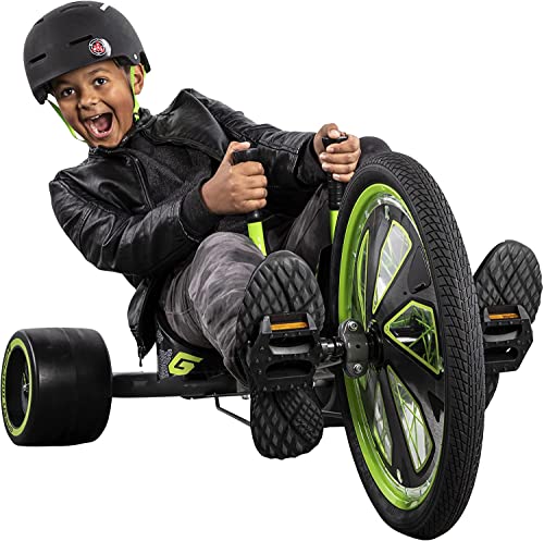 Huffy Green Machine 20” Drift Trike for Kids,Grey