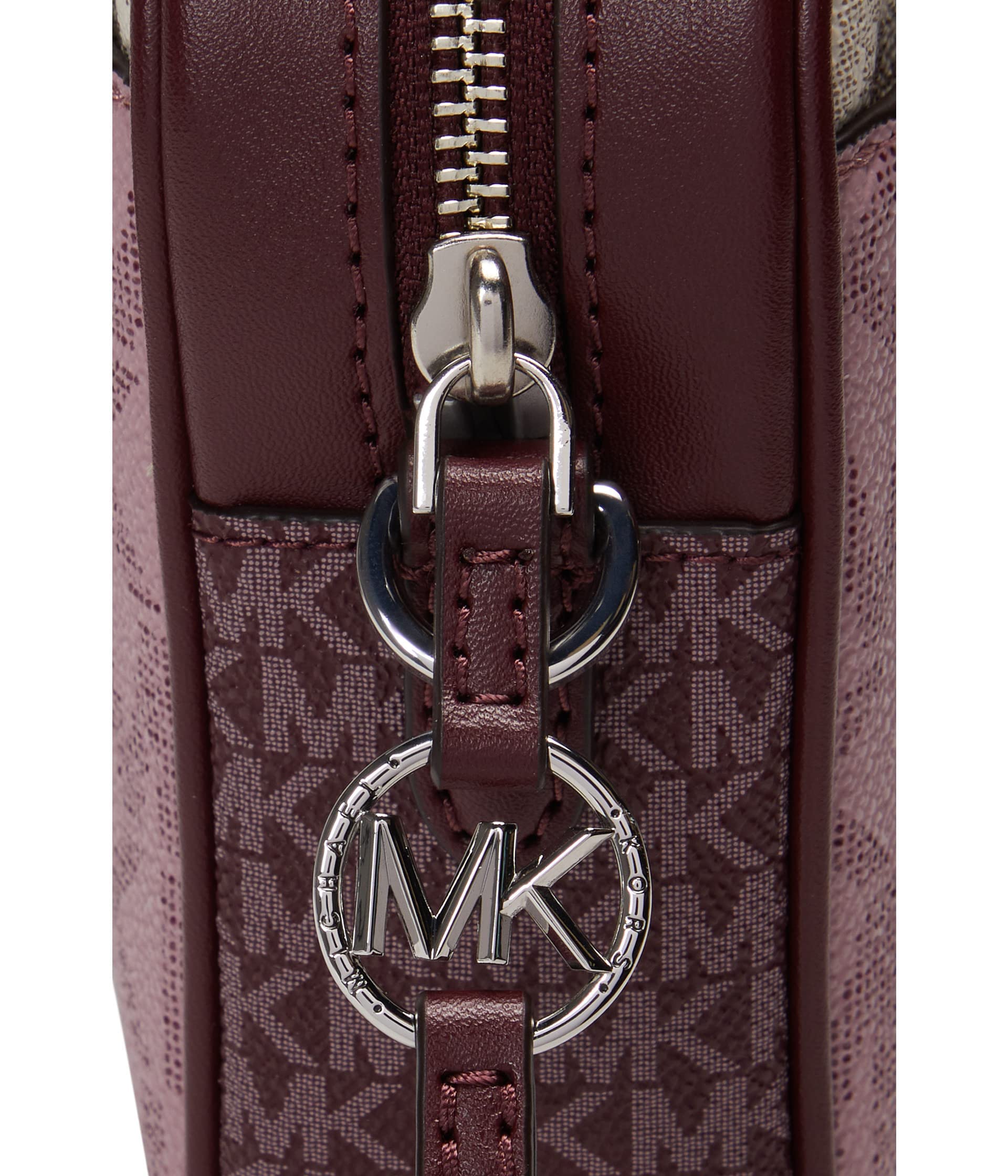 Michael Kors Jet Set Charm Large East/West Camera Crossbody Royal Pink Multi One Size