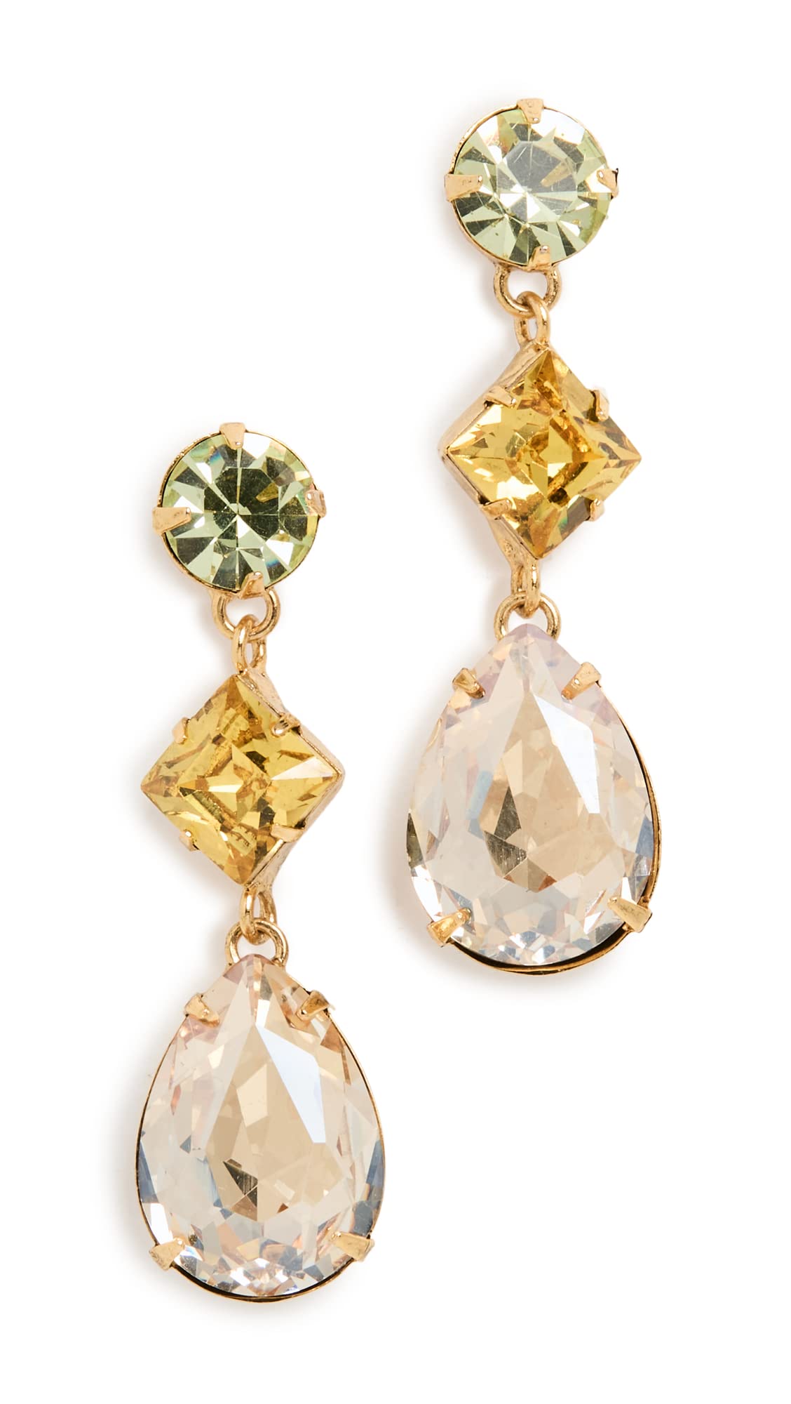 Jennifer Behr Women's Helena Earrings, Jonquil, Gold, One Size