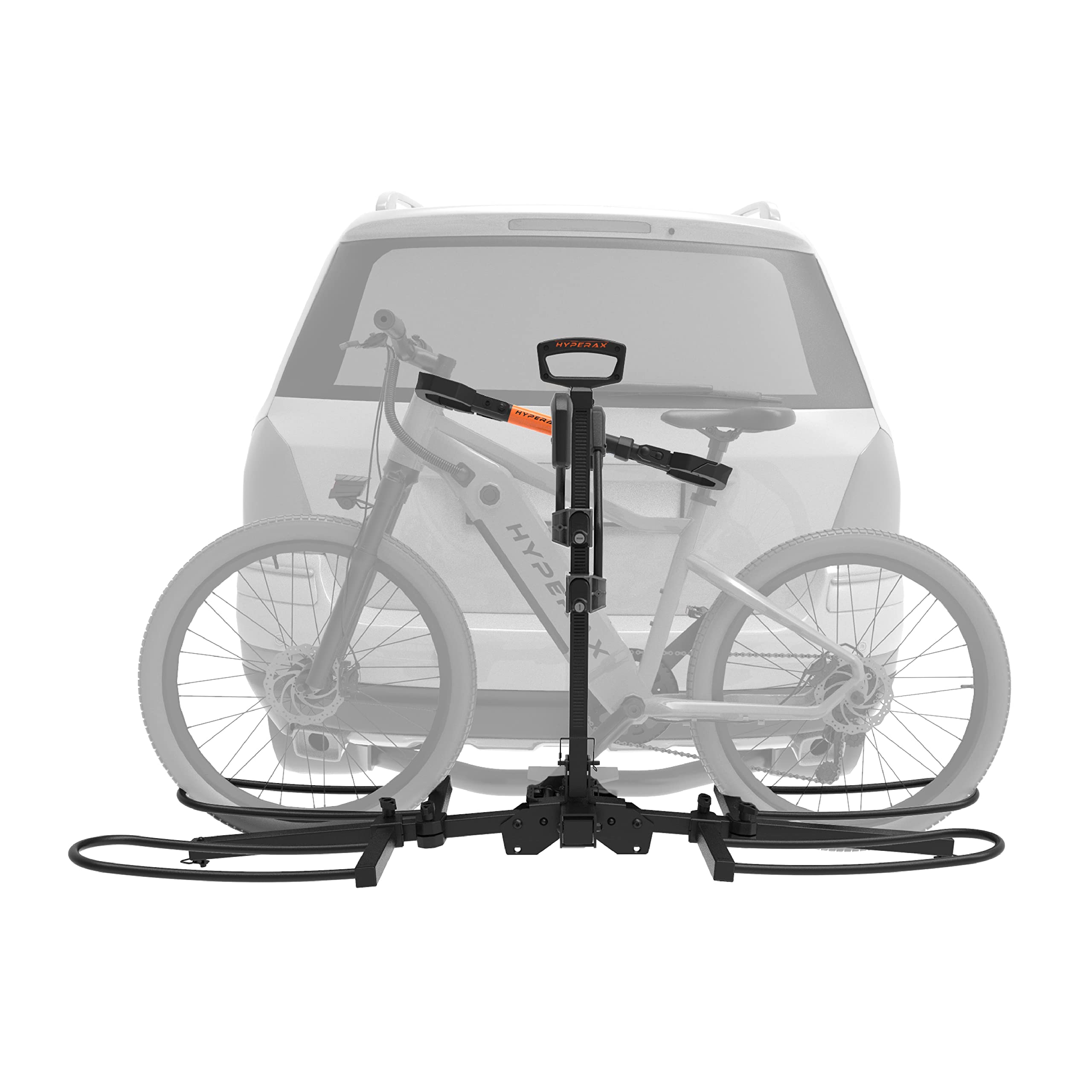 HYPERAX Special Combo - Volt 2 with E-Bike Adapter - Platform Bike Rack for Car, SUV, Trucks, Sedan - 2" Hitch Fits Up to 2 X 70 lbs Bike with Up to 5" Fat Tires - NO RV USE!
