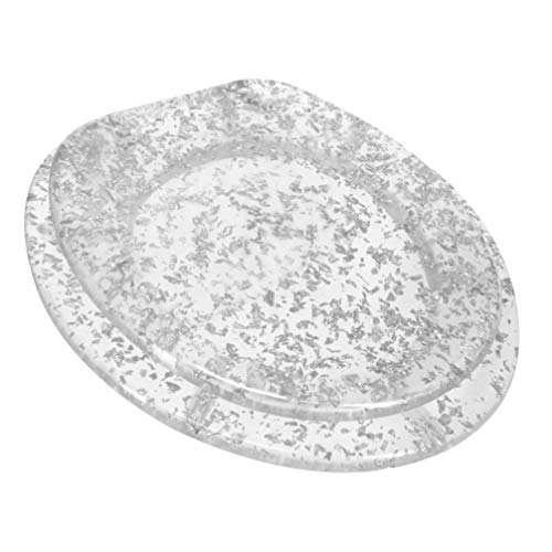 Ginsey 59608 Toilet Seat, Standard, Silver Foil