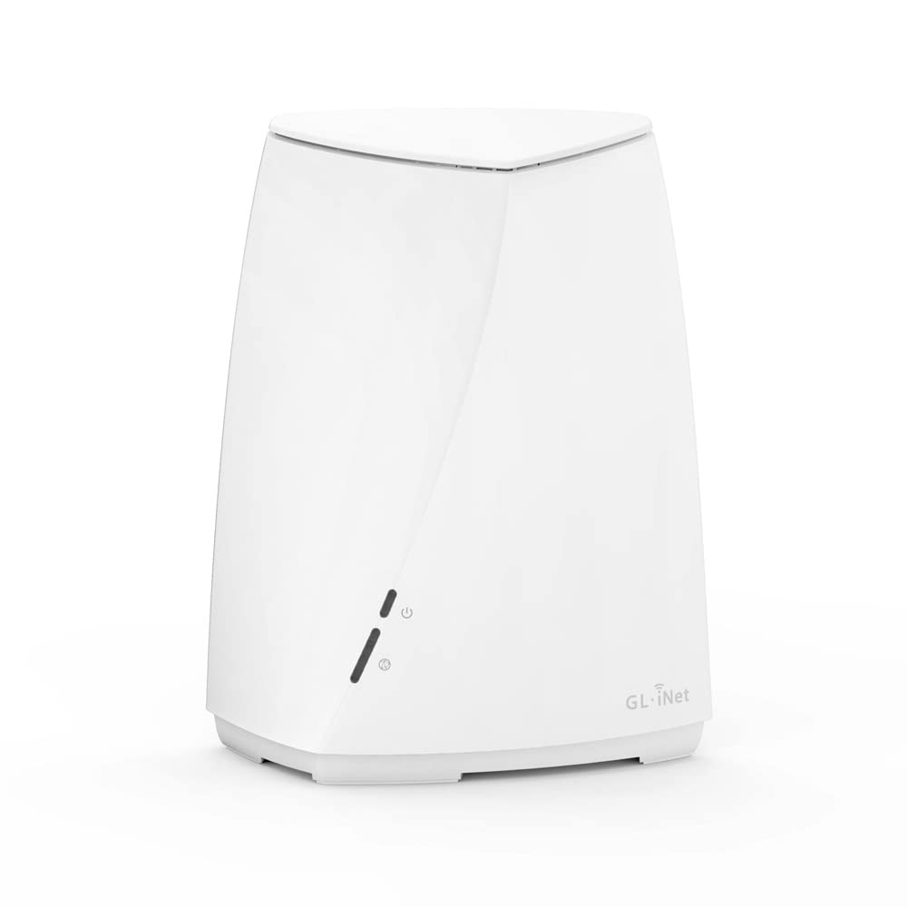 GL-B2200 (Velica) Tri-Band Wireless Mesh Router, 400Mbps (2.4GHz) + 2x867Mbps (5GHz), OpenWrt Pre-Installed, AdGuard Supported, DDR3L 512MB, 16MB Nor Flash, EMMC 8GB, Easy Setup with App (1 Pack)
