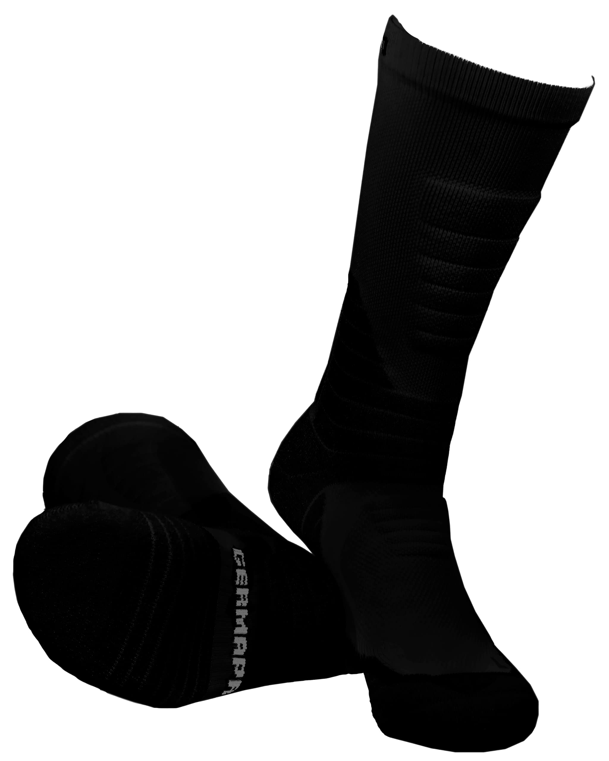 Hiking Work Boot Socks for Men & Women w/Anti-Stress Moisture Wicking Germanium & Coolmax All Season 2 pairs XXL
