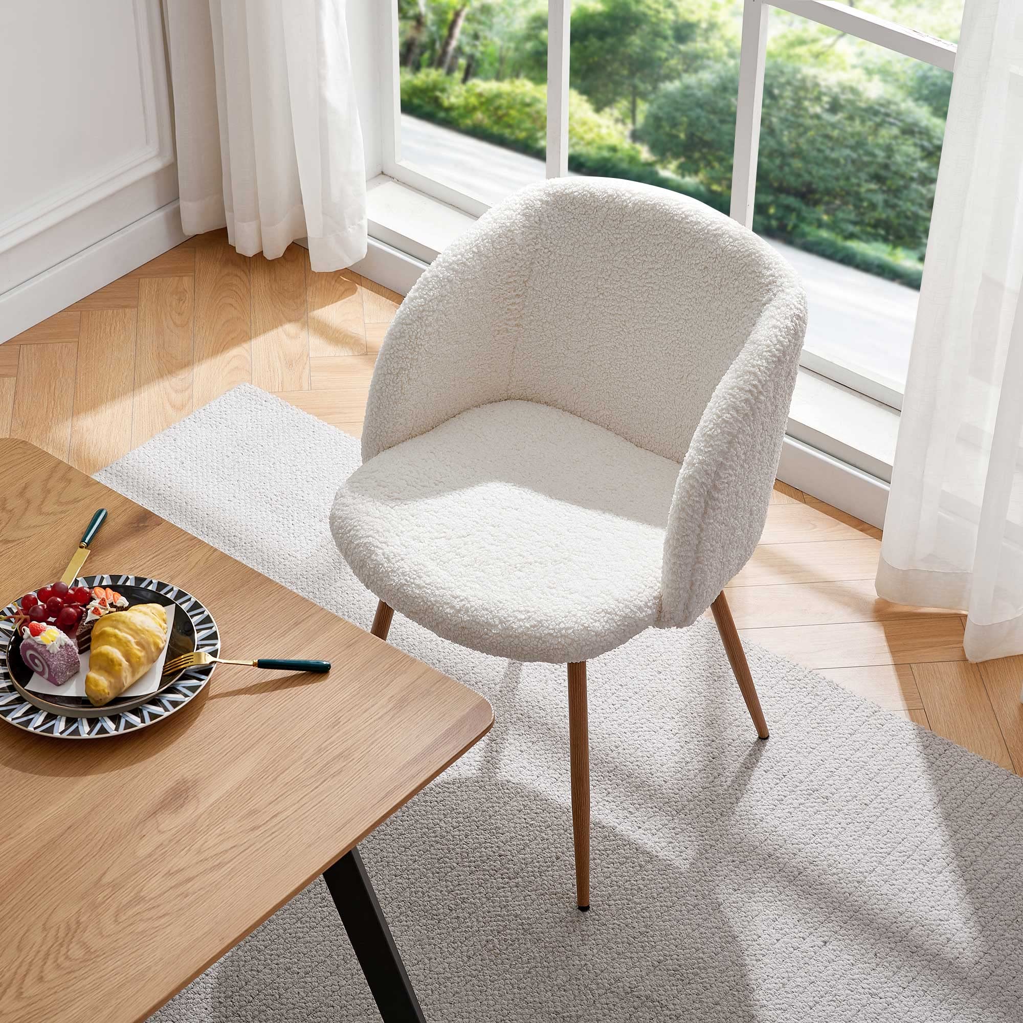 Homedot 4 Pieces Dining Room Set for 4, Modern Engineered Wood Table Rectangular with Upholstered Arm Chair Ergomic Design and Elegant Velvet Bench for Home,Kitchen,Dining, Sturdy Metal Legs Design